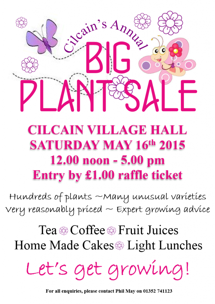 Let's get growing! – Cilcain Village Hall – Neuadd y Pentre Cilcain